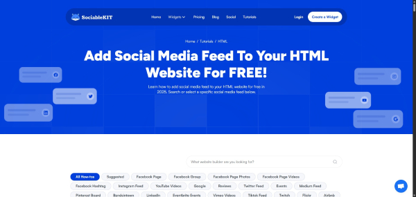 Add social media feed to your Sharepoint website for FREE!