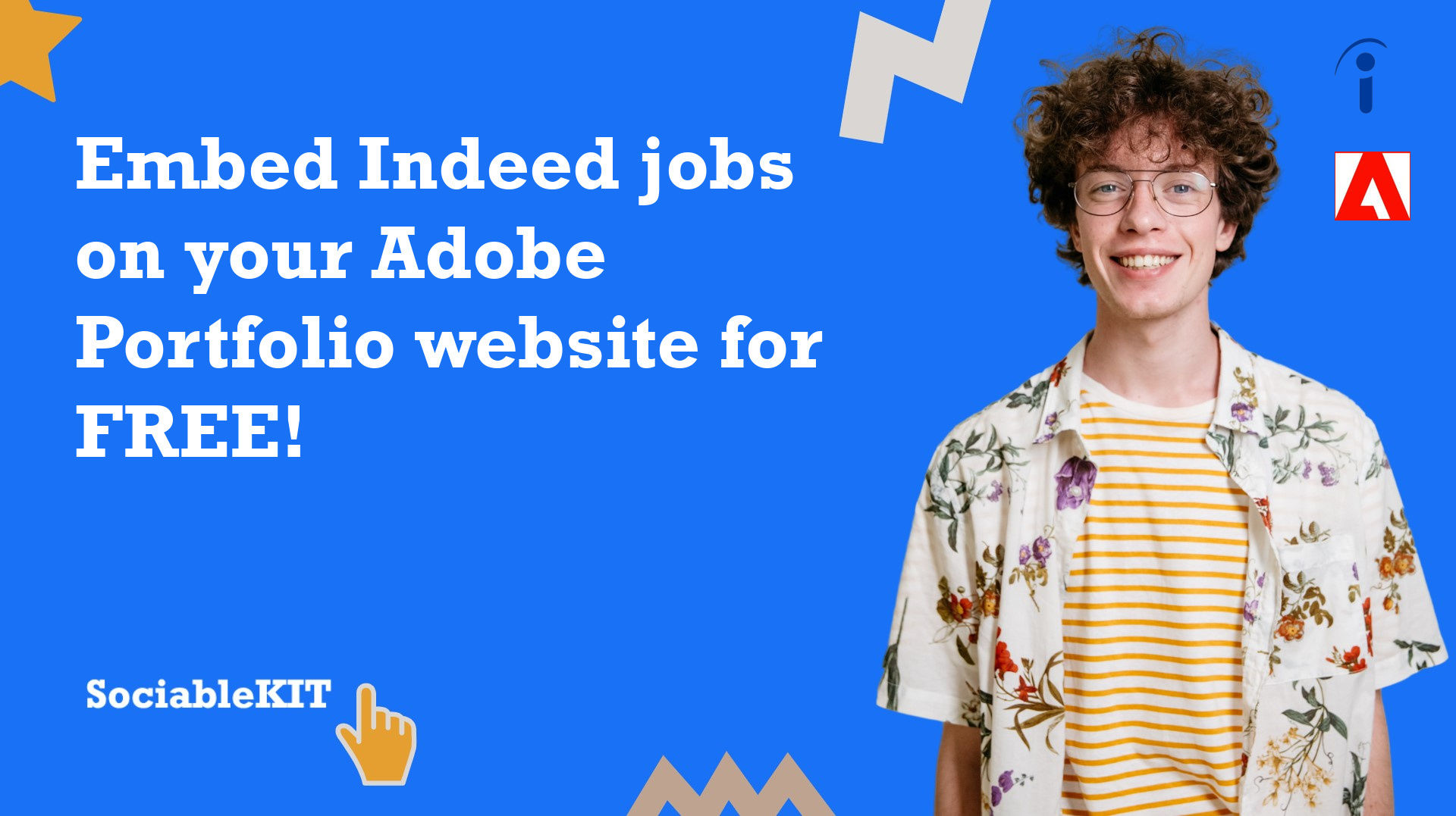 How to embed Indeed Jobs on your Adobe Portfolio website for FREE?
