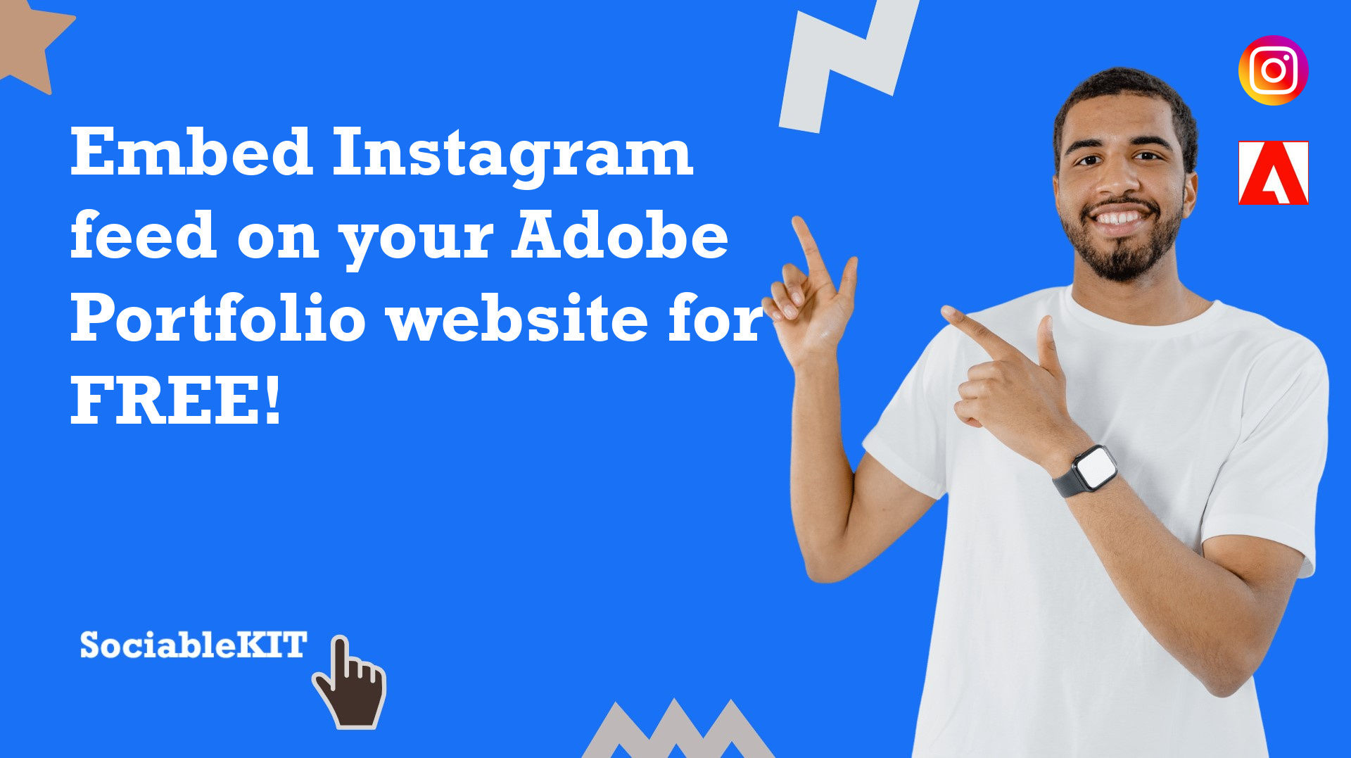 How to embed Instagram feed on your Adobe Portfolio website for FREE?
